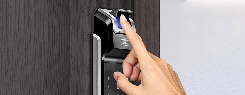 خرید قفل اثر انگشتی درب | قیمت قفل درب اثر انگشتی | کاداس